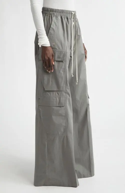 Rick Owens Cargobelas Cotton Cargo Pants - Grey