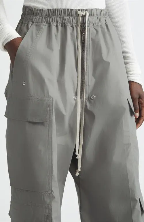 Rick Owens Cargobelas Cotton Cargo Pants - Grey
