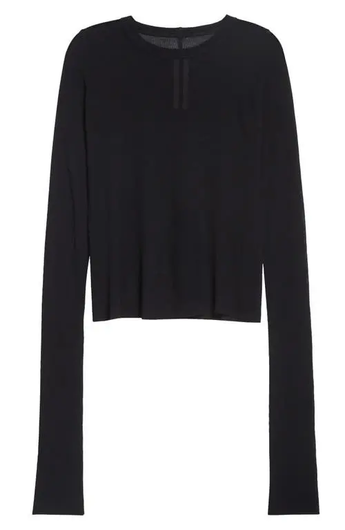 Rick Owens Crop Rib Long Sleeve T-shirt
