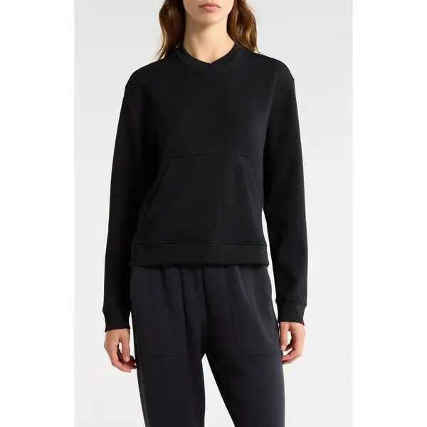 SWANNIES Margaret Performance Sweatshirt - Black