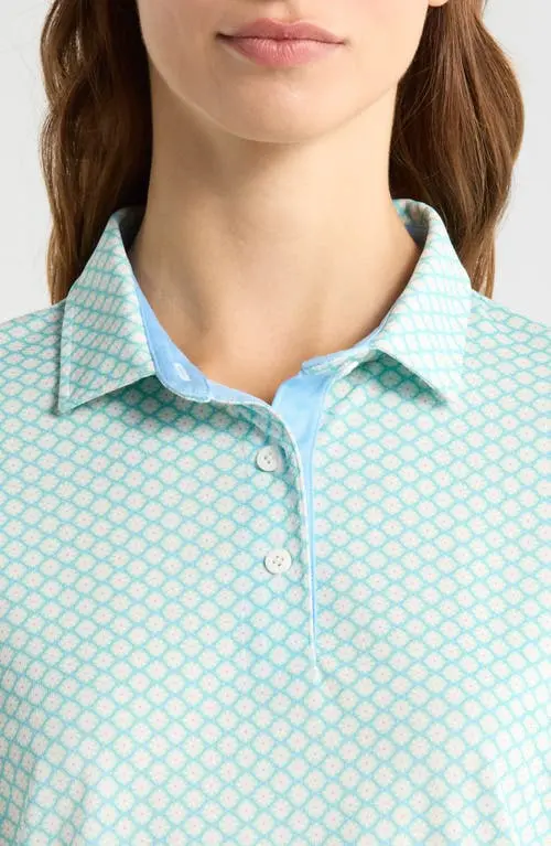 SWANNIES Short Sleeve Performance Golf Polo