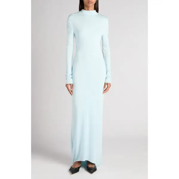 TOM FORD Long Sleeve Fluid Jersey Gown