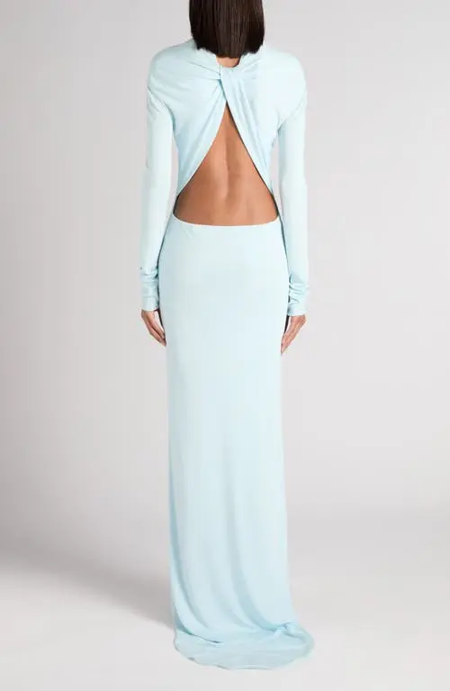 TOM FORD Long Sleeve Fluid Jersey Gown