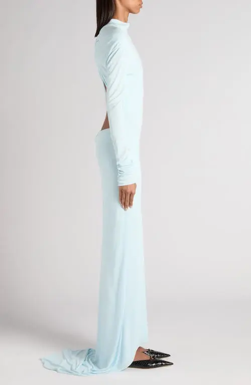 TOM FORD Long Sleeve Fluid Jersey Gown