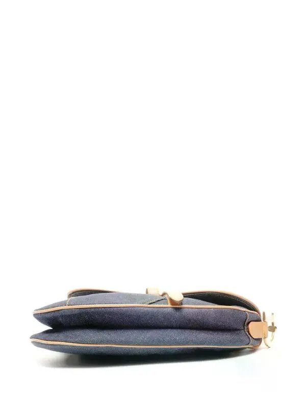 Dior 2002 Denim Saddle Bag