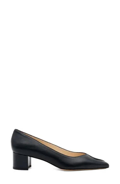 AMALFI BY RANGONI Paglietta Pointed Toe Pump - Black Soft Paint