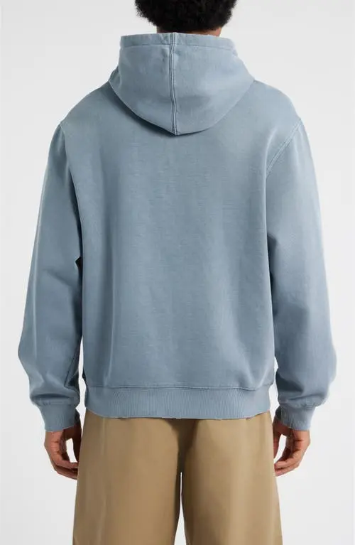 Carhartt Work In Progress Torion Cotton Hoodie - Office Blue (grind Wash)