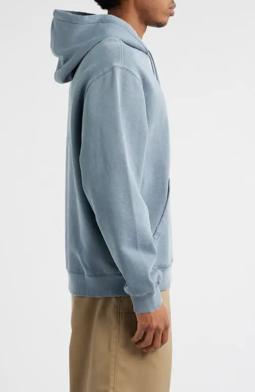 Carhartt Work In Progress Torion Cotton Hoodie - Office Blue (grind Wash)