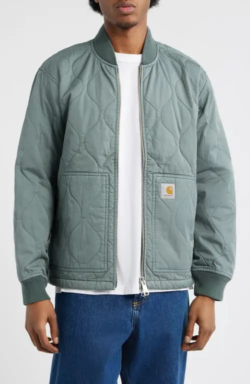 Carhartt Work In Progress Kylan Onion Quilted Liner Coat - Velvet Green