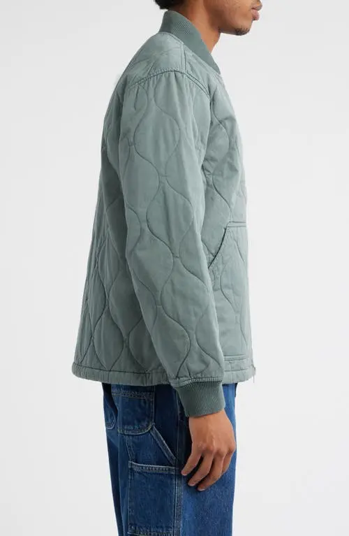 Carhartt Work In Progress Kylan Onion Quilted Liner Coat - Velvet Green