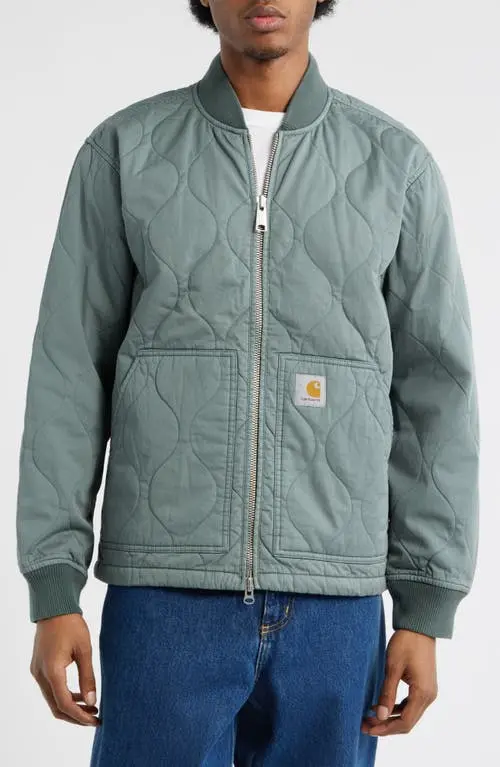 Carhartt Work In Progress Kylan Onion Quilted Liner Coat - Velvet Green