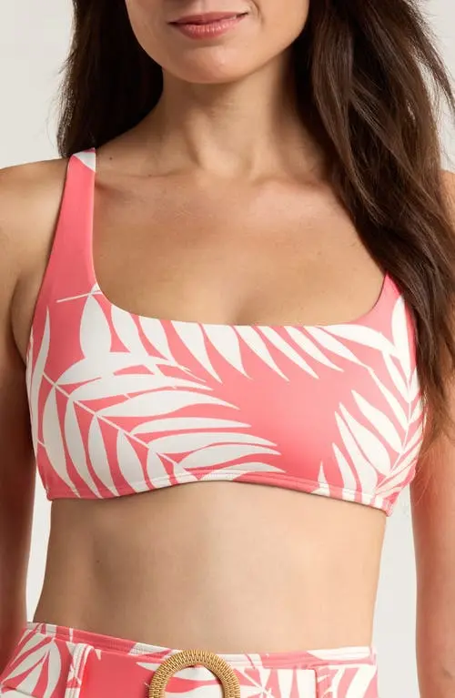 HUTCH Conny Bikini Top - Coral Paradise Foliage