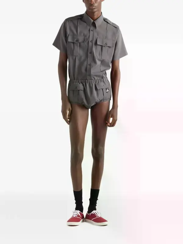 Prada Short-sleeve Shirt - Grey