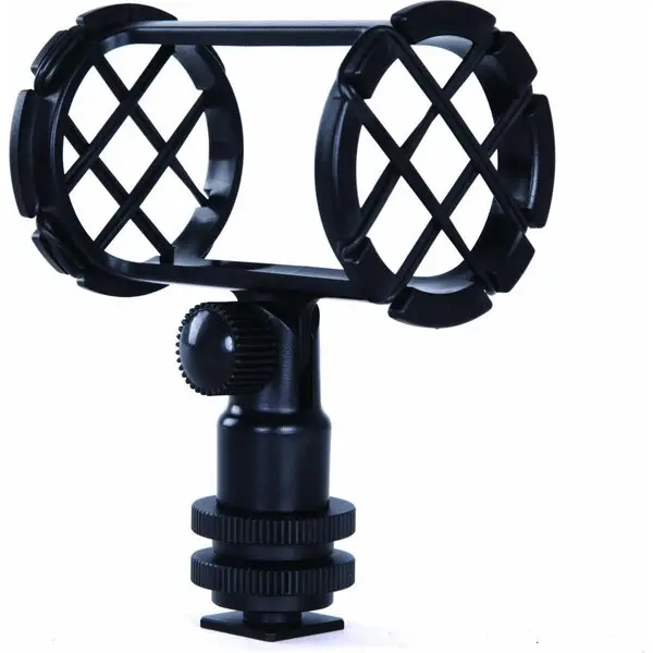 MOVO Smm1 Camera Shoe Shockmount For Shotgun Microphones 19-25mm In Diameter - Black