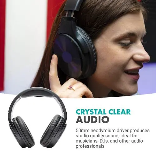 MOVO Mh-100 Hi-fi Studio Headphones With Microphone