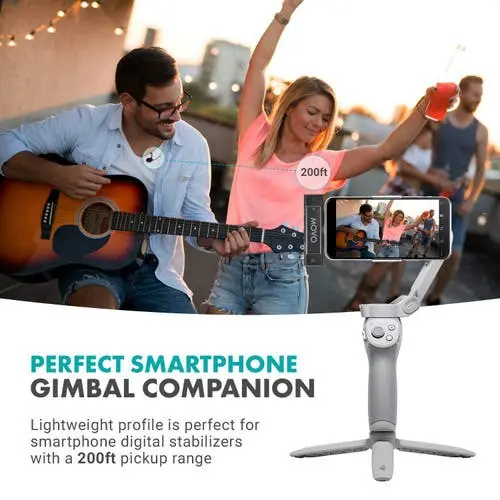 MOVO Edge-uc-duo Dual Wireless Lavalier Microphone Systemcompatible With Android, Samsung
