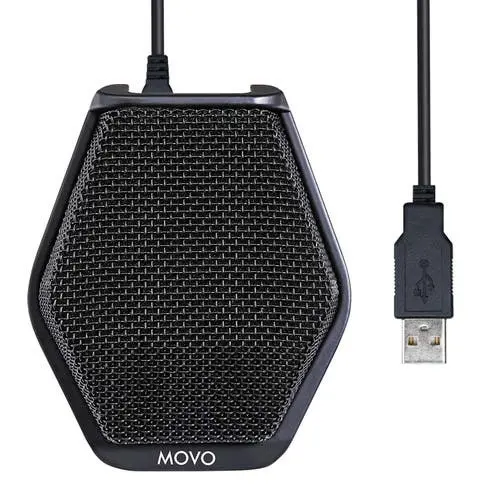 MOVO Mc1000 Conference Usb Microphonelong Range Desktop Mic - Black