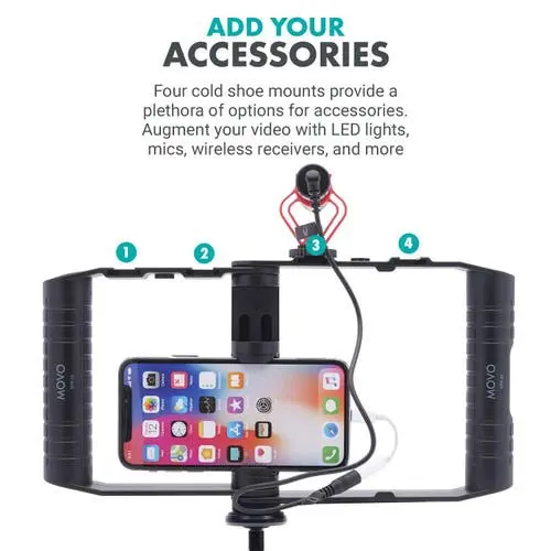 MOVO Spr-20 Foldable Smartphone Video Rig Cage