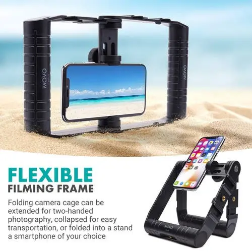MOVO Spr-20 Foldable Smartphone Video Rig Cage