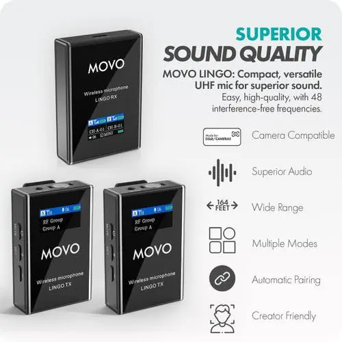 MOVO 48-channel Uhf Wireless Microphone System