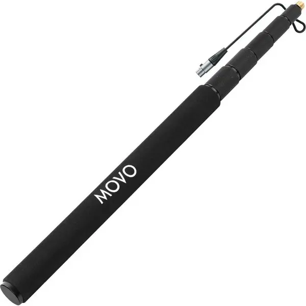 MOVO Professional 9.8' Aluminum Boom Pole With Internal Xlr Cable - Black