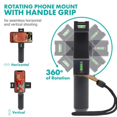 MOVO Ivlogger-pro Vlogging Kit For Iphone/android Smartphones With Mic, Light, Tripod