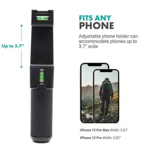 MOVO P-3 Rotating Smartphone Tripod Mount With Vertical And Horizonal Positions