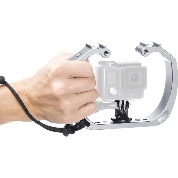 MOVO Underwater Diving Rig With Gopro Mount - Black