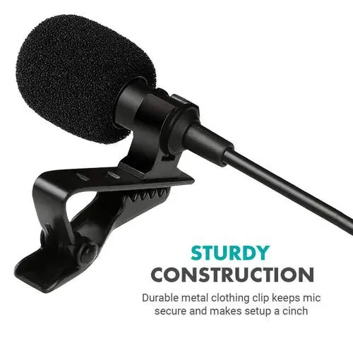 MOVO Ilav-l Digital Lavalier Omnidirectional Clip On Microphone