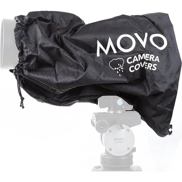 MOVO Rain Cover Protector For Dslr Cameras And Lenses - Black