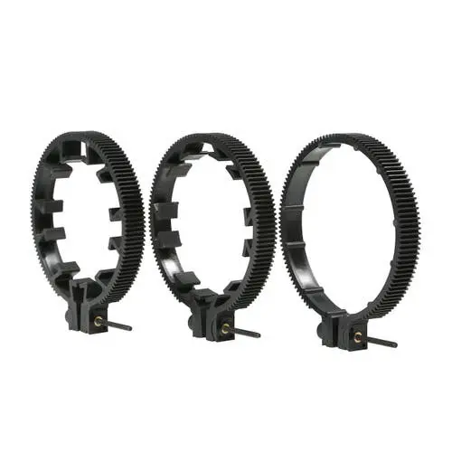 MOVO Adjustable 3-piece Follow Focus Ring Gear Set - Black