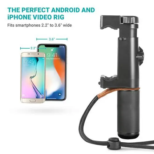MOVO Pr-1 Smartphone Grip Handle Rigcompatible With Most Smartphones
