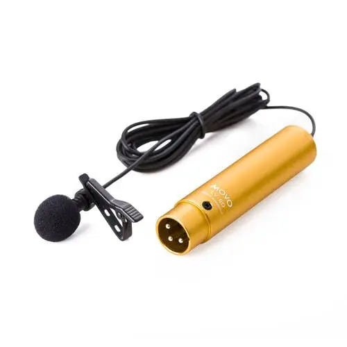 MOVO Lv-6 Omnidirectional Xlr Lavalier Micphantom Powered - Black