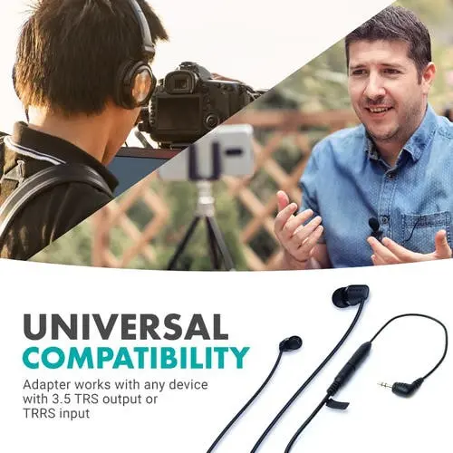 MOVO 3.5mm Microphone Adapter Cable