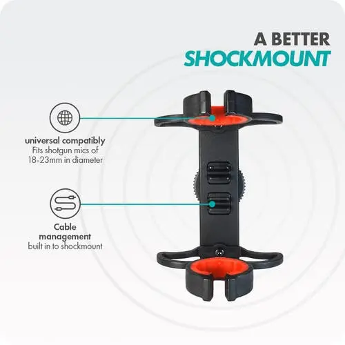 MOVO Shotgun Microphone Shockmount