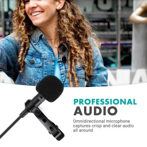 MOVO Wmic50 2.4ghz Wireless Lavalier Microphone System For Cameras
