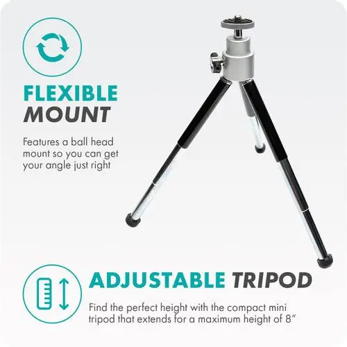 MOVO Vxr10 Shotgun Mic With Wm-vxr10 Wireless Microphone Adapter And Tripodfor Lightning Compatible Iphones