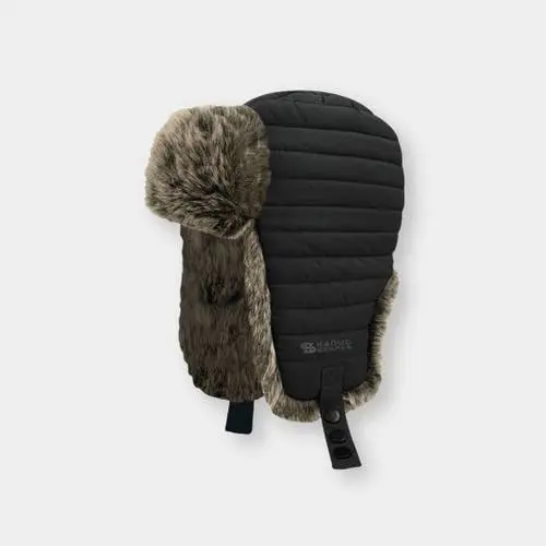 KANUT SPORTS Phoebe's Puffy Trapper Hat - Black