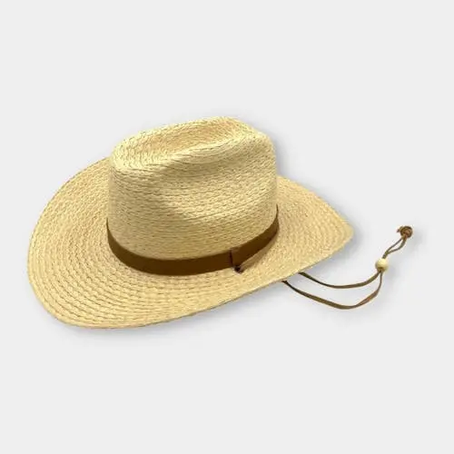 KANUT SPORTS Kuna Straw Cowboy Hat - Light Natural