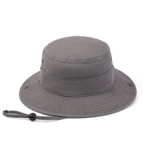 KANUT SPORTS Foraker Cotton Bucket Hat - Light Grey