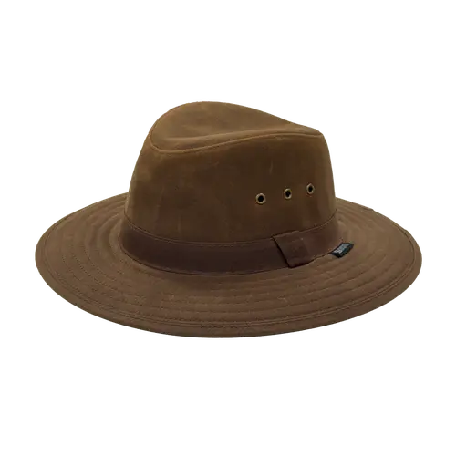 KANUT SPORTS Delano Waxed Cotton Hat - Chocolate