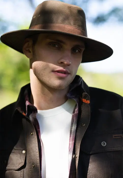 KANUT SPORTS Delano Waxed Cotton Hat - Hunter