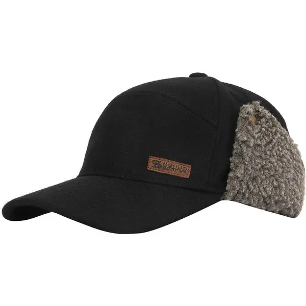 KANUT SPORTS York Berber Earflap Cap - Black