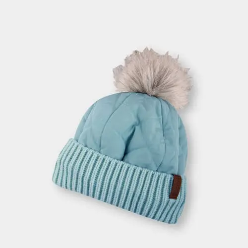 KANUT SPORTS Collie Quilted Puffy Beanie - Robin