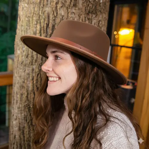 KANUT SPORTS Holston Flat Brim Hat - Brown