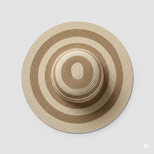 KANUT SPORTS Cassidy Wide Brim Hat - Natural Stripe