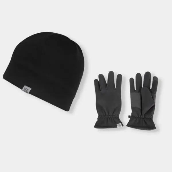 KANUT SPORTS Gila Beanie And Glove Combo - Black