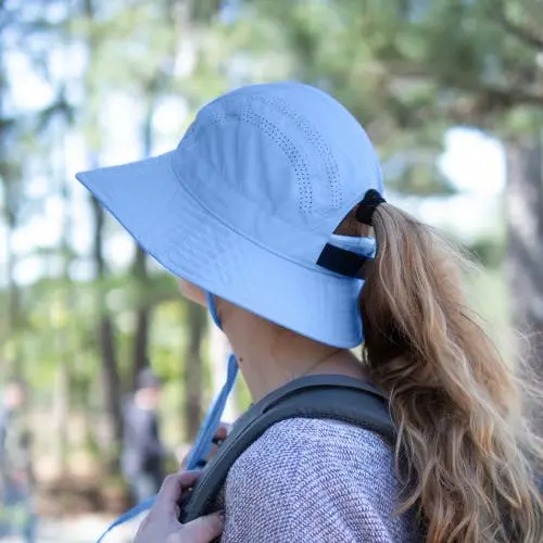 KANUT SPORTS Costilla Ponytail Bucket Hat - Bluebird