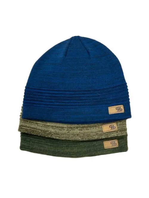 KANUT SPORTS Crockett Raised Piping Beanie - Black/grey