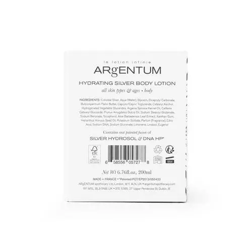 ARGENTUM La Lotion Infinie Hydrating Silver Body Lotion